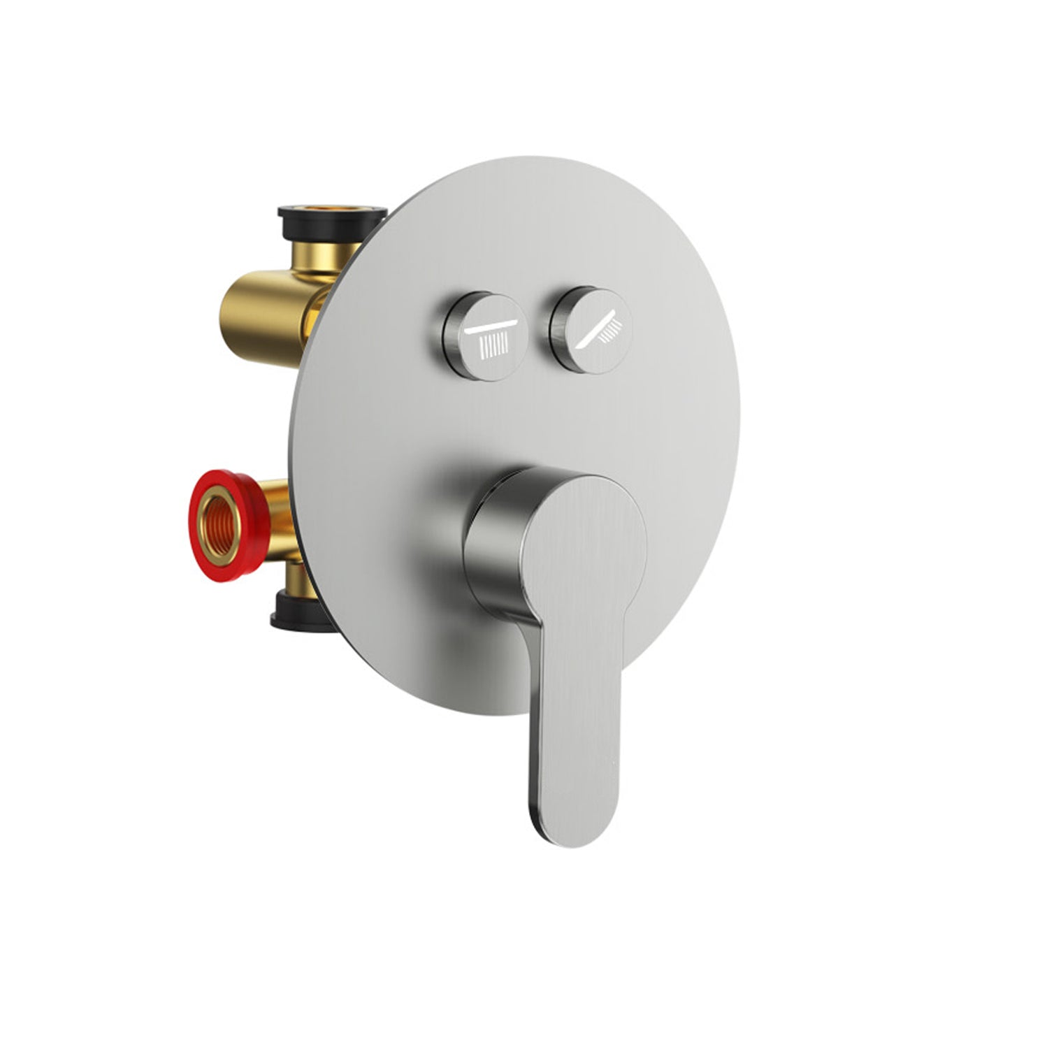 STARBATH Dual Function Shower Valve Round Push Button